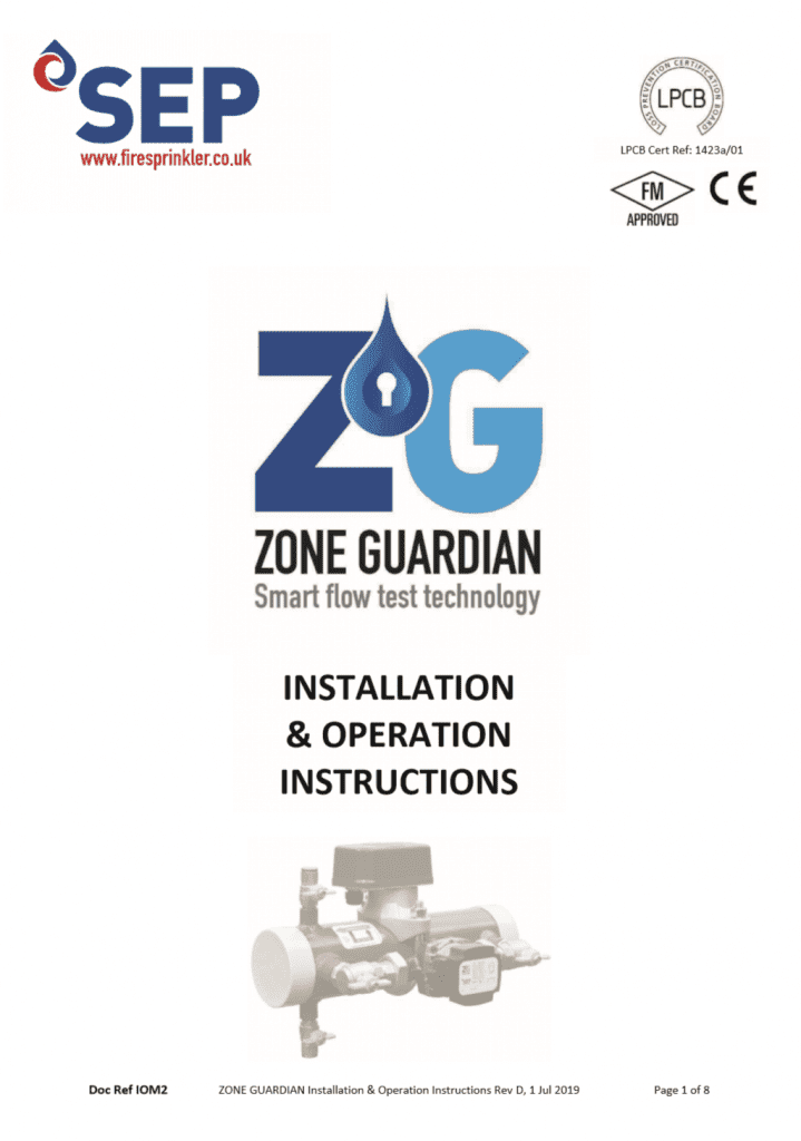 Zone Guardian Installation & Operation manual | Sale Engineering ...